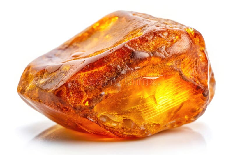 Exquisite Raw Amber Gemstones a Detailed LongExposure Study of Natural ...