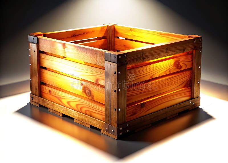 Vibrant Wooden Crate Background a Colorful Rustic and Detailed Wooden ...
