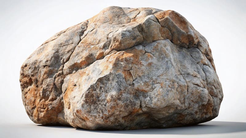 Massive Granite Boulder a CloseUp Study of Rugged Geology on a Pristine ...