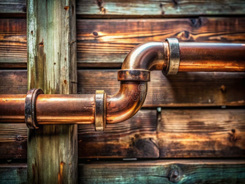 Rustic Copper Piping or Modern Stainless Steel Contrasting Industrial ...