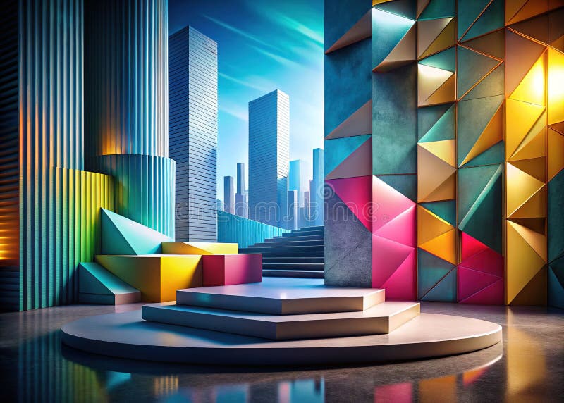 Innovative Gypsum Podium Design in Urban Exploration: a Study in Modern ...