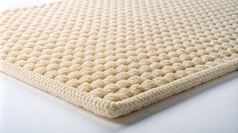 Cream-Colored Mat with Subtle Scratches and Texture: a Soft Focus ...