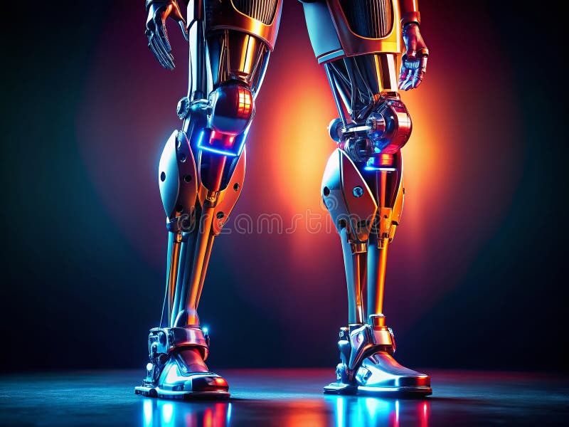 Bioengineered Robotic Legs Futuristic Design for Enhanced Mobility and ...