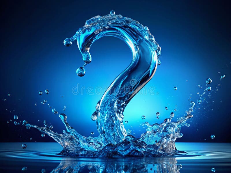 Water Splash Question Mark Stock Illustrations – 61 Water Splash ...