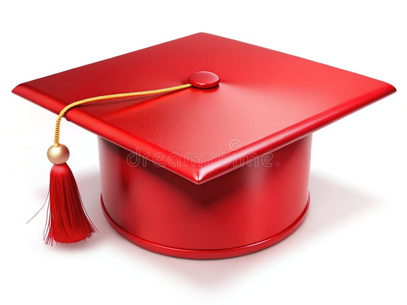 Vibrant Graduation Cap a Symbol of Academic Achievement and Future ...