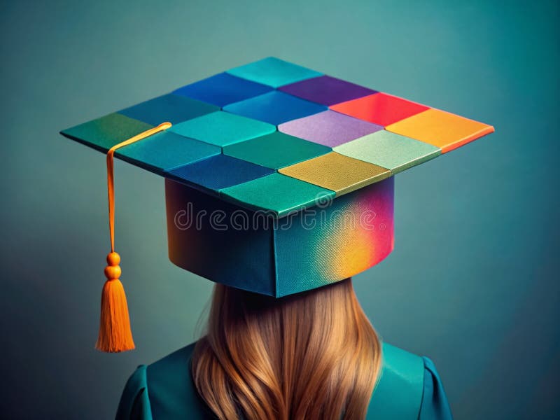 Stylish Graduation Cap Photography a Hexagonal Perspective on Academic ...