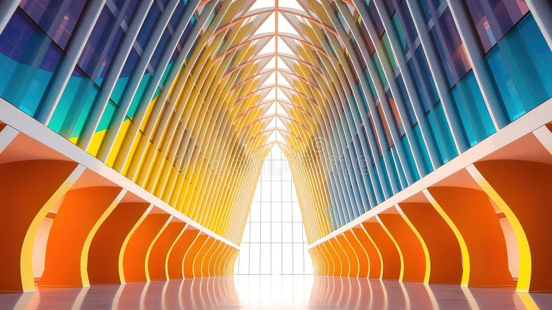 Harmonious Geometry Exploring the Intricate Dance of Curvilinear Lines ...