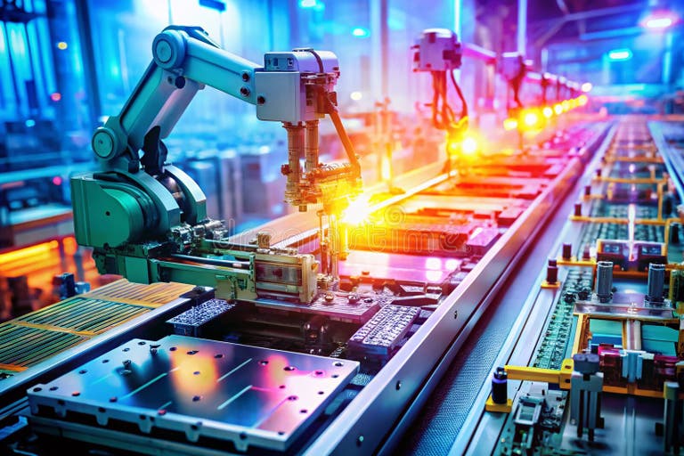 Modern PCB Assembly Line Witnessing the Precision and Speed of ...