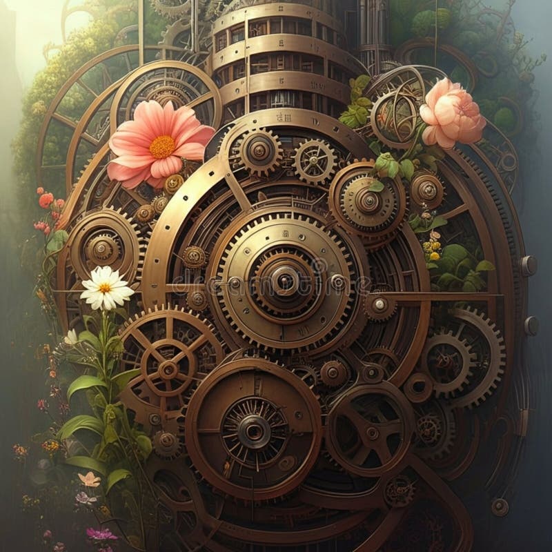 Clockwork Structures Stock Illustrations – 96 Clockwork Structures ...