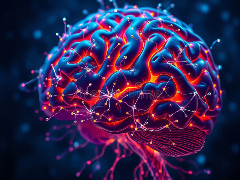 Intricate Neural Network Design a Glowing Representation of Artificial ...