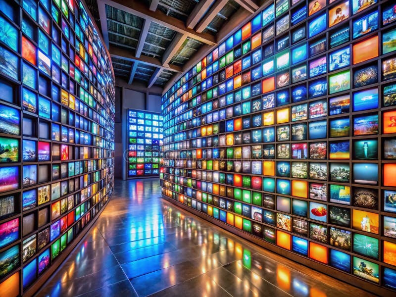 A Vibrant Architectural Display Immersive Broadcast Wall Technology ...