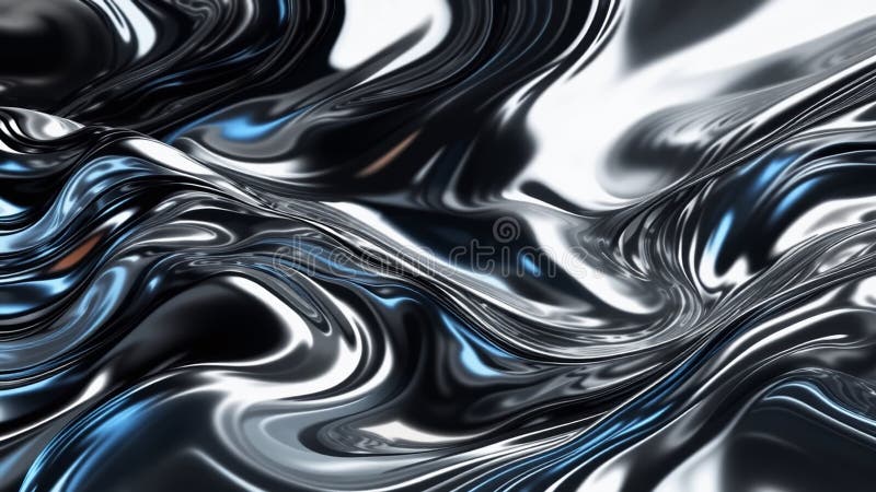 Stunning Closeup of Liquid Metal Exploring the Intricate Details of a ...