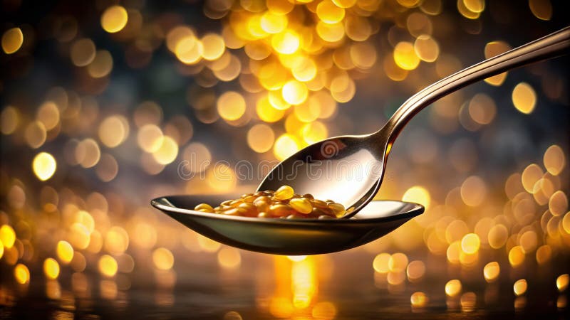 Syrup with a Spoon Flat Icon for Web Stock Vector - Illustration of ...