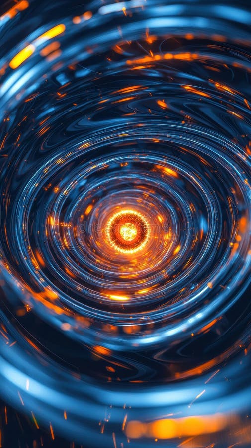 A Spiraling Dance of Water and Fire Capturing the Essence of Nuclear ...
