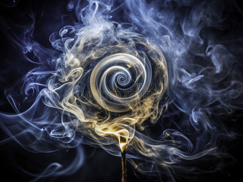 Mesmerizing Smoke Swirl a Sophisticated Abstract in Stunning Detail ...