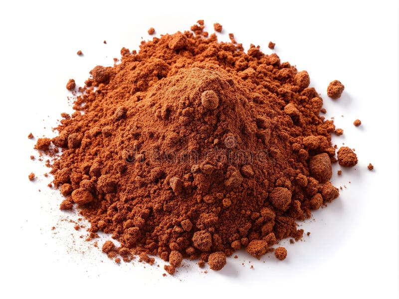A Minimalist Study of Cocoa Powder a Heap of Delicious Texture Against ...