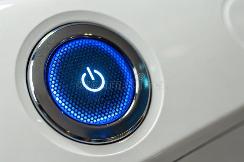 Modern Power Button and Eye Logo Stock Vector - Illustration of sign ...