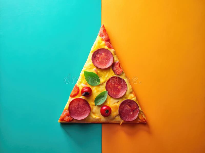 A Minimalist Masterpiece a Triangular Pizza Slice Celebrated in ...