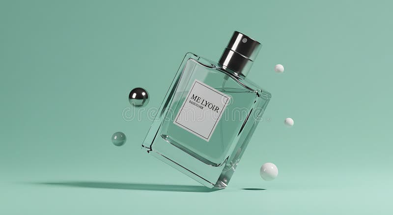 AI-Generated Perfume Ad stock illustration. Illustration of advertising ...