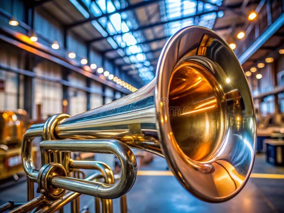 Industrial Safety Warning Horn a Deep Depth of Field Image Highlighting ...
