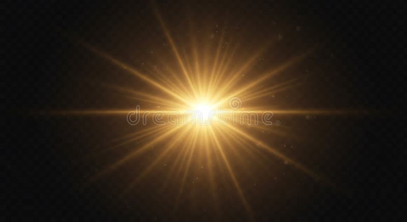 Golden Light Burst stock illustration. Illustration of overlay - 378495075
