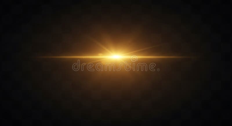 Golden Light Flare stock illustration. Illustration of glitter - 378554845
