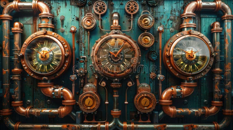 Steampunk Time Machine Stock Illustrations – 1,736 Steampunk Time ...
