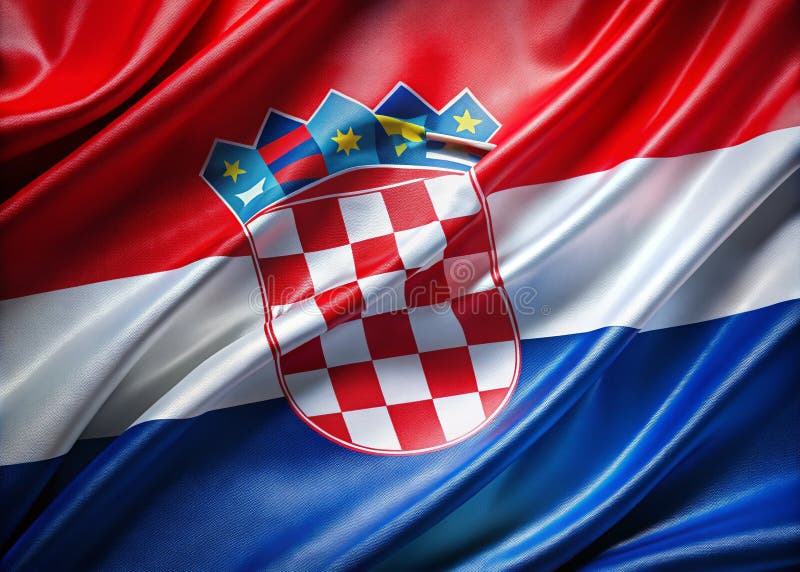 Croatian Flag Design a Spiraled Pattern Embracing Checkerboard and ...
