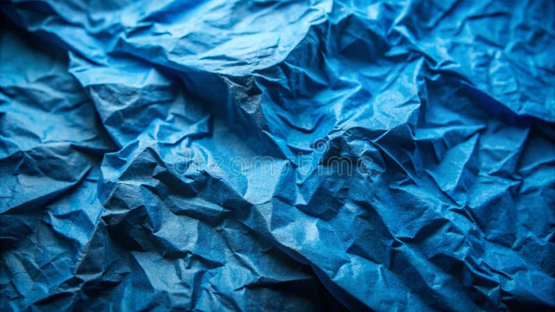 Intriguing Blue Creased Paper Texture a LowLight Background Perfect for ...