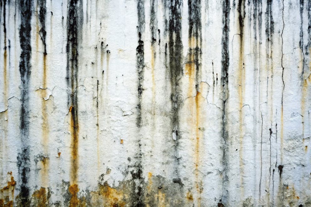 Distressed White Wall with Dramatic Black Streaks a Grungy Texture ...