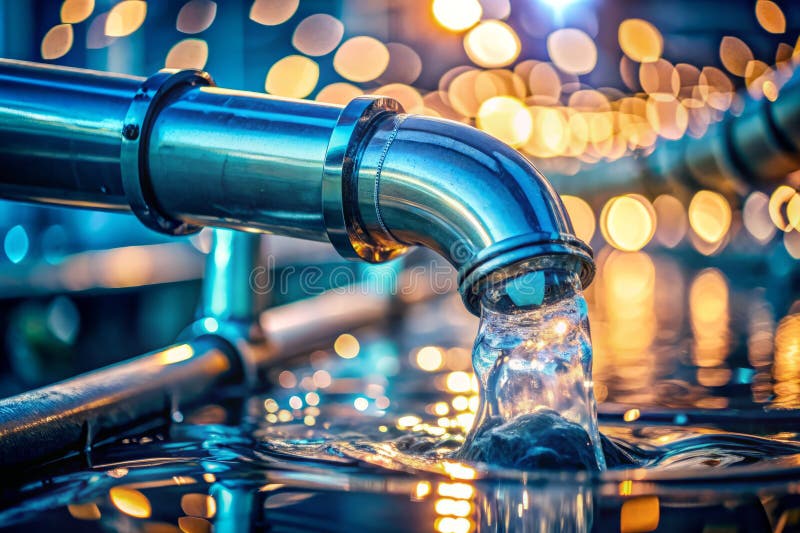 Visualizing Fluid Dynamics in a Water Supply System a Transparent Pipe ...