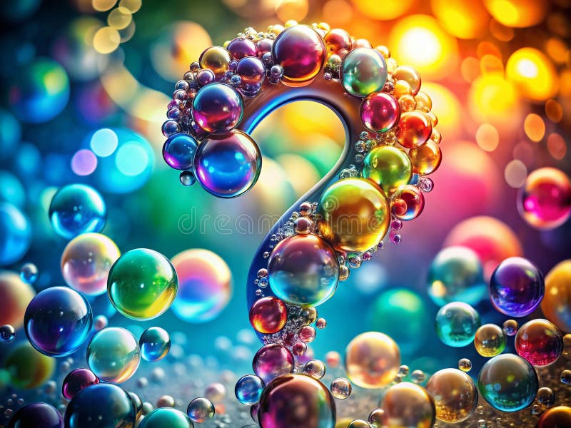 Unveiling the Power of Inquiry Colorful Question Mark Bubbles Spark ...