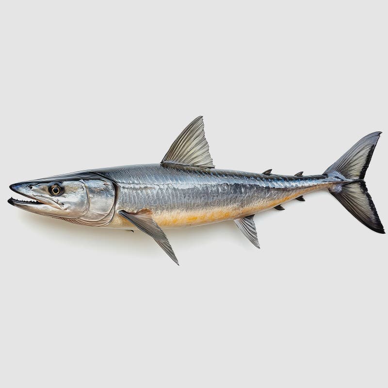 Detailed Image of a Barracuda Fish Displaying Unique Features, Sharp ...
