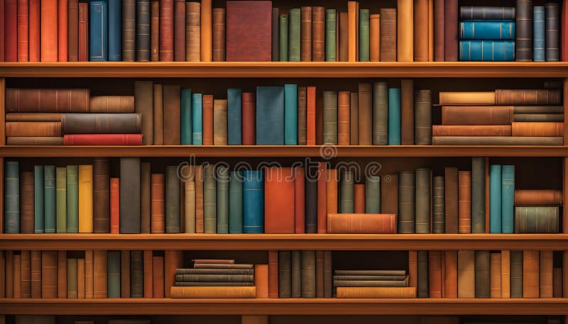 A Captivating Image Showcasing a Bookshelf Meticulously Organized by ...