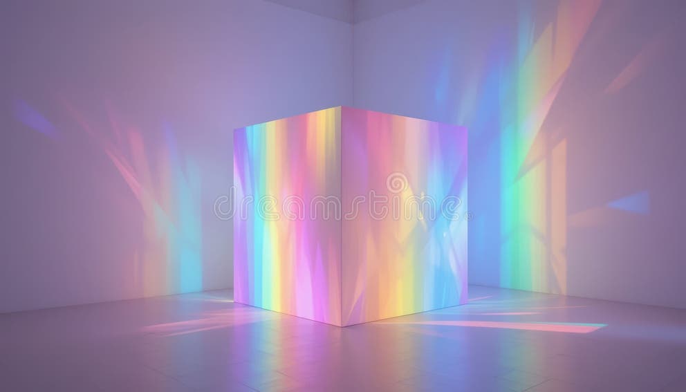 Prismatic Cube Art Installation Stock Illustrations – 13 Prismatic Cube ...