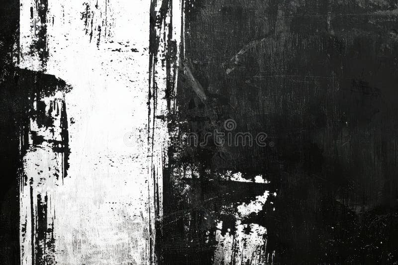 Abstract Textured Black Background with Rough White Border Frame ...
