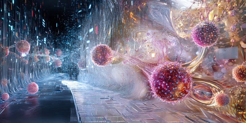 Silicon Pathways Intertwining with Organic Neural Networks in a Vibrant ...