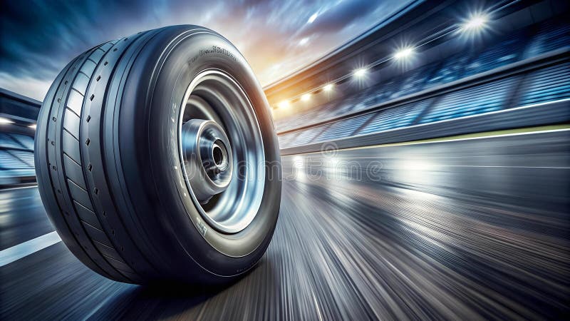 A Captivating Image of a Tire in Motion, Embracing the Essence of ...