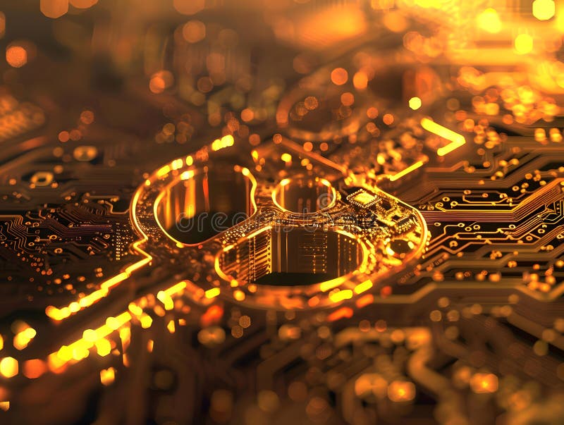 Abstract Encryption Key Elegance in Digital Cyber Security Era Artistic ...