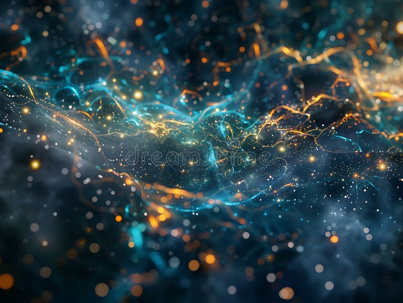 Cosmic Web of Interconnected Abstract Background - Stunning Space Art ...