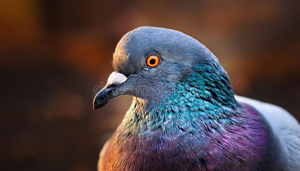 Vibrant White Dove Strikingly Poses Against Rustic Background ...