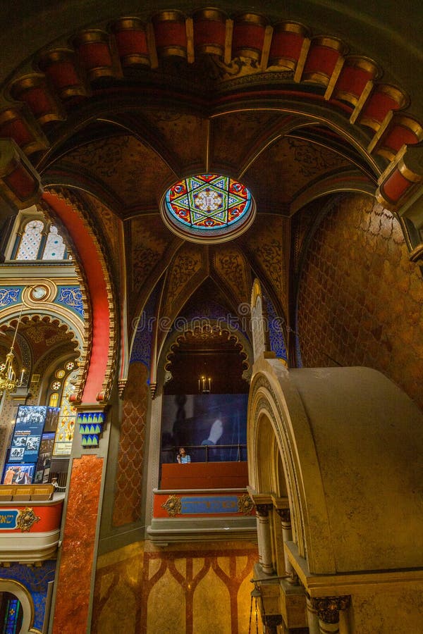 A Captivating Interior View of a Synagogue Showcasing Its Architectural ...