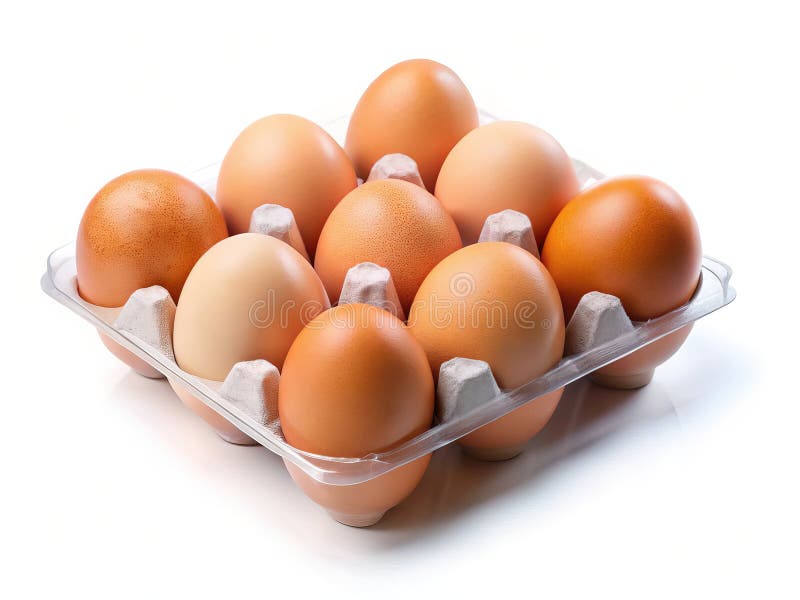 Innovative Isometric Egg Packaging Design 3D Render of Eggs in a Modern ...