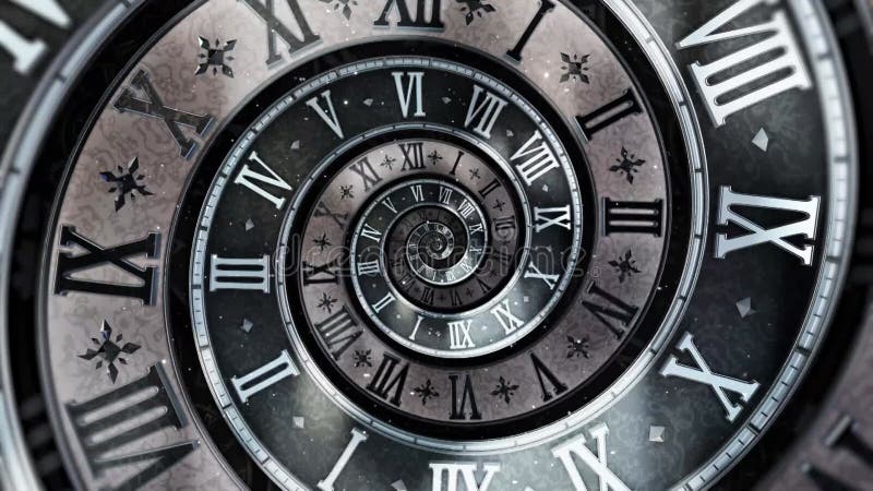 4K Clock Time Clock Dial Pointer Shuttleå†² Screen Loop Animation Stock ...