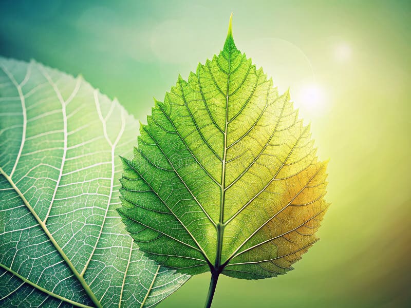 Captivating Leaf Vein Patterns a Stunning Minimalist Background Ideal ...