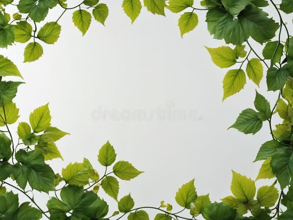 Elegant Leafy Vine Pattern Background a Versatile Design Element for ...