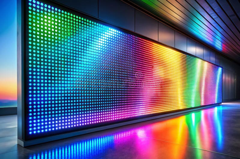 Captivating LED Display Showcase Your Brand with a Vibrant Customizable ...