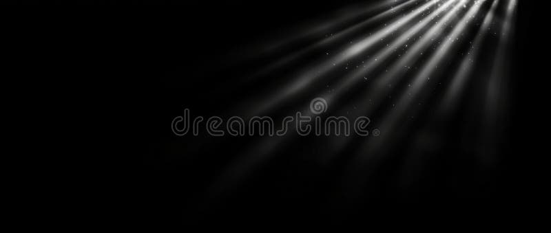 Captivating Light Beam Shines through Dark Background, Creating ...
