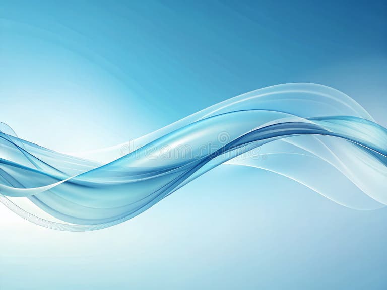Captivating Light Blue Wave Background Abstract Design with Ample Space ...