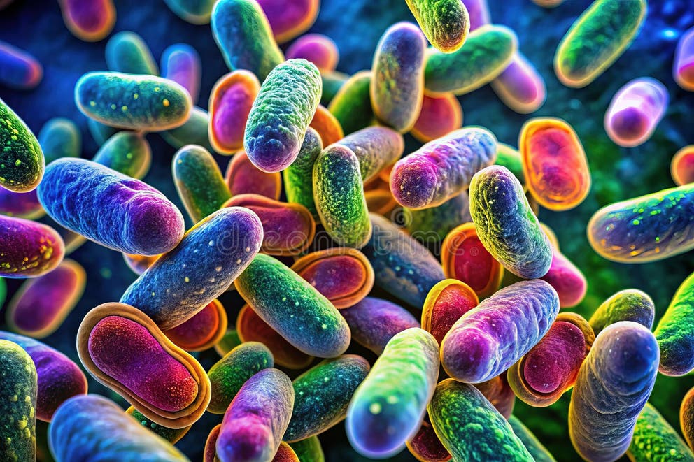 Detailed GramPositive Cocci Bacteria Microscopy Image 100X ...